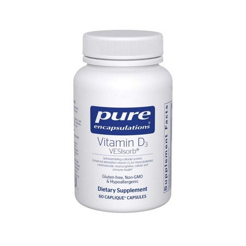 Vitamin D3 Vesisorb 60 Caps by Pure – GreensNutrition