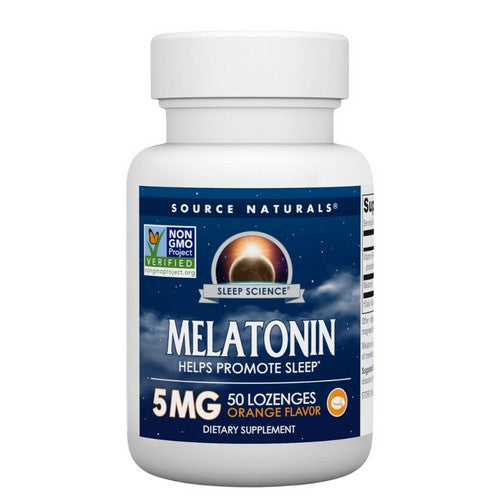 Melatonin Orange Sublingual Orange 50 Tabs by Source Naturals ...